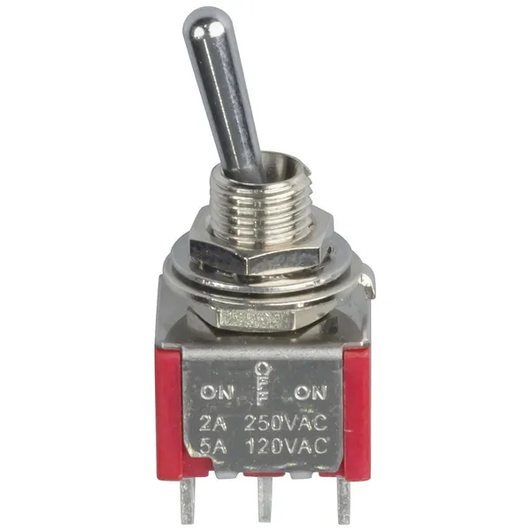 DPDT 6A 240VAC Heavy Duty Centre Off Standard Toggle Switch | Jaycar Australia