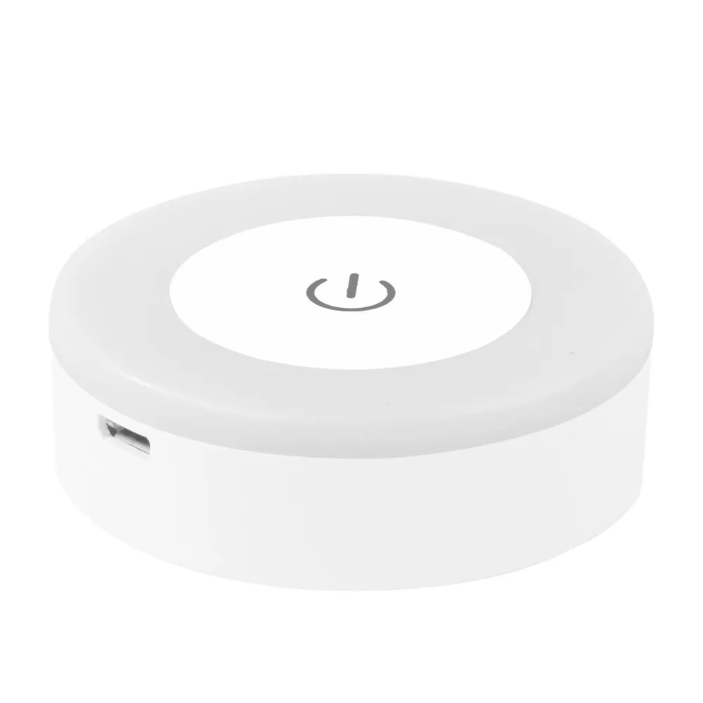 0.6 Watt 6CM Round Cabinet Light With Touch Control - 3 Colour Temp ...