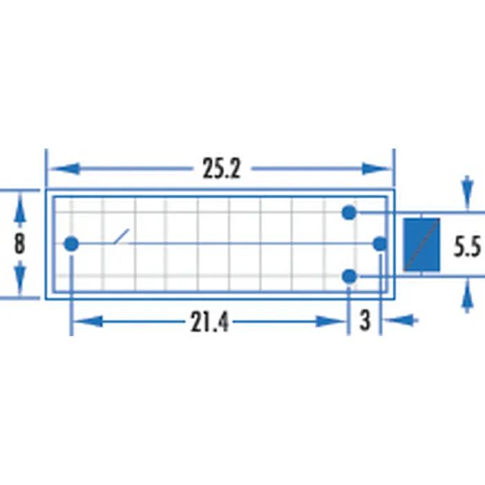 5V SPST DIL Reed Relay | Jaycar Australia