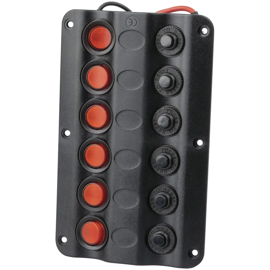 Marine Switch Panel with Circuit Breakers | Jaycar Australia