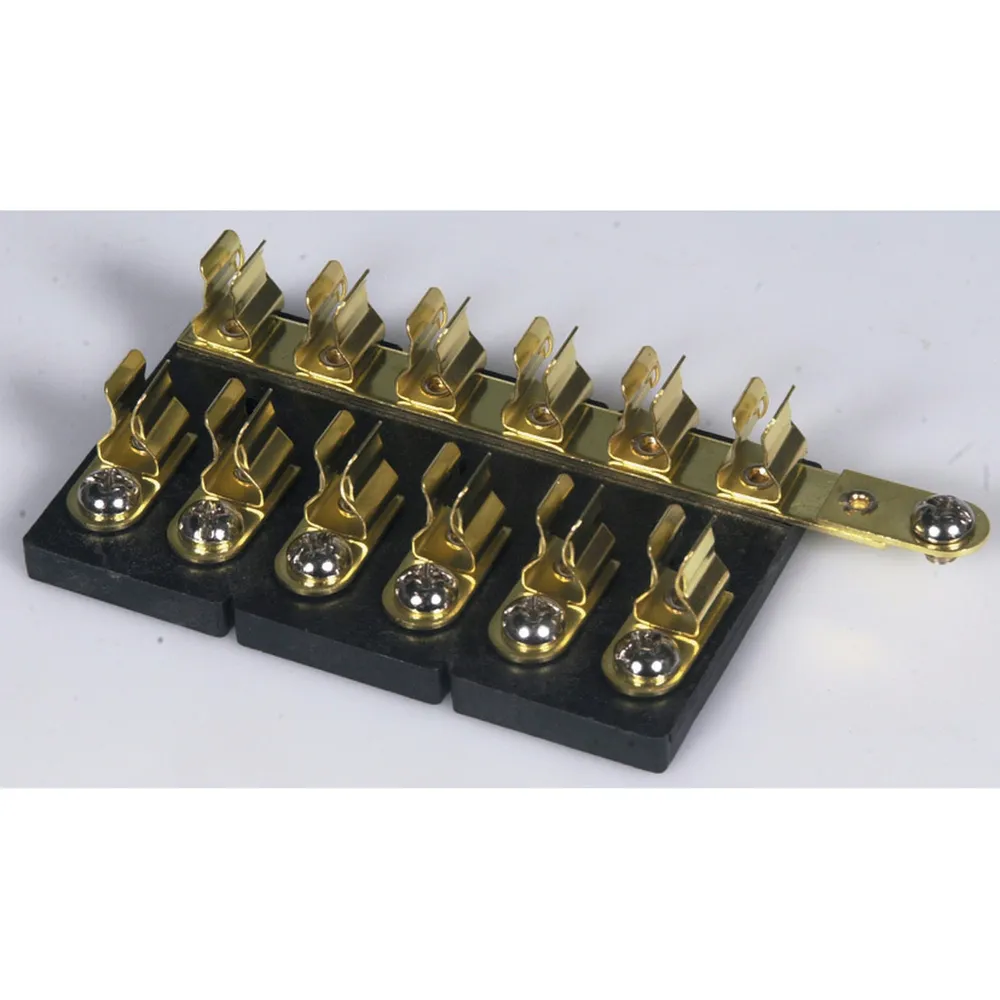 6 Way Blade Fuse Block with Spade Terminals | Jaycar Australia