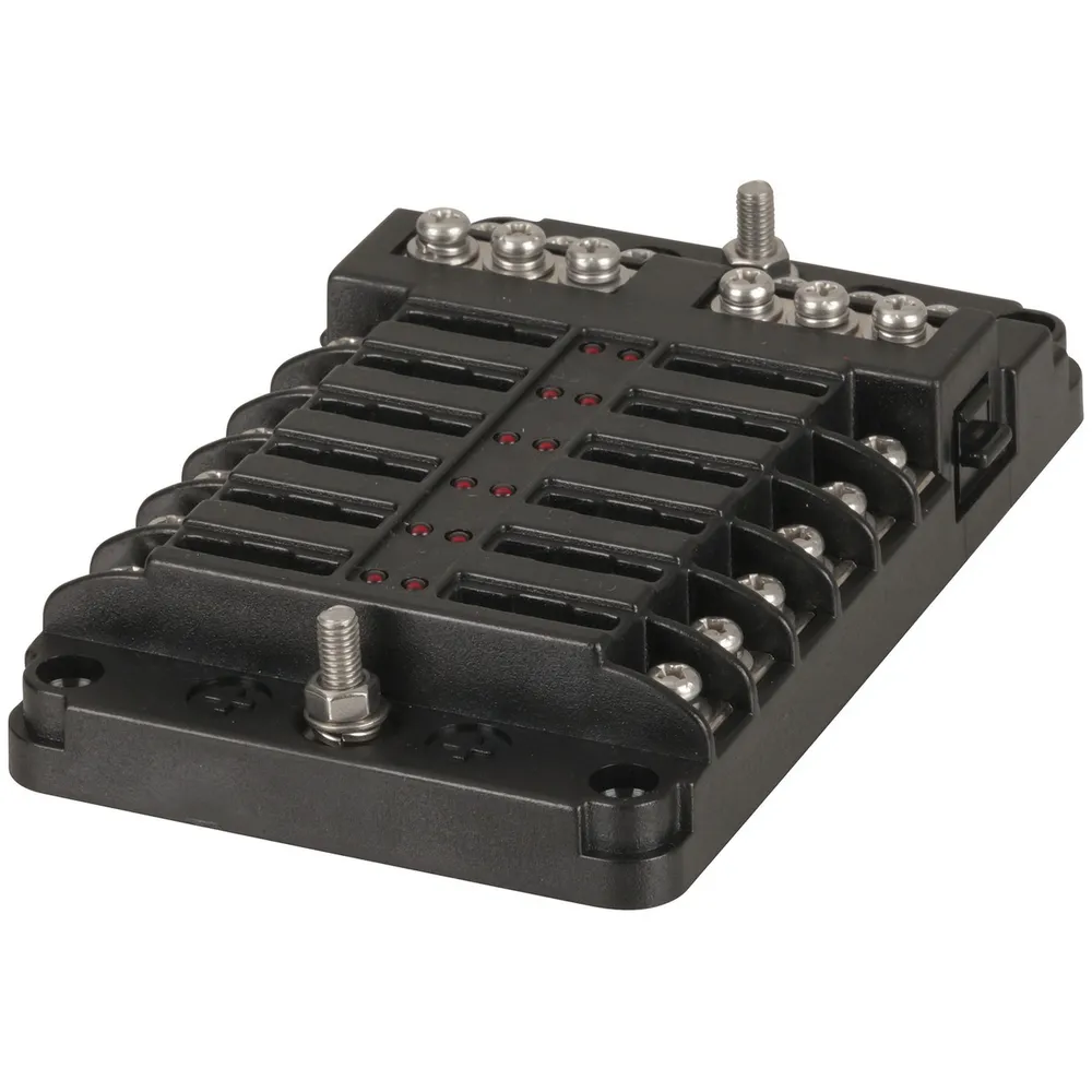 Powertech 12 Way Fuse Block with Bus Bar | Jaycar Australia