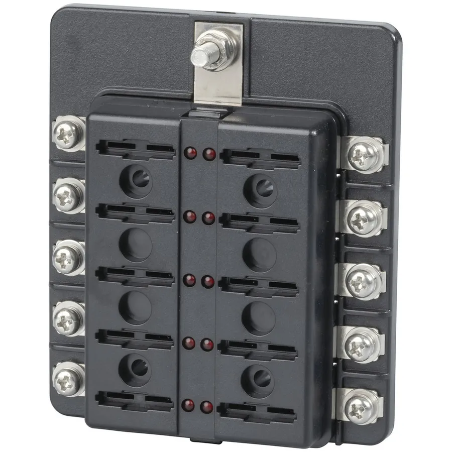 Powertech 6 Way Fuse Block with Bus Bar | Jaycar Australia