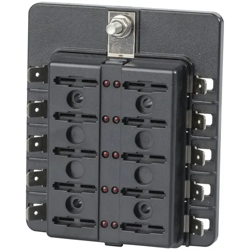 Powertech 6 Way Fuse Block with Bus Bar | Jaycar Australia