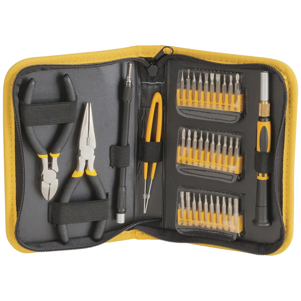 35 Piece Multi-purpose Precision Tool Kit with Vinyl Case | Jaycar ...