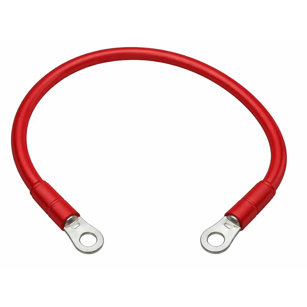 0 Gauge Tinned Battery Power Lead - Red - 750mm | Jaycar Australia
