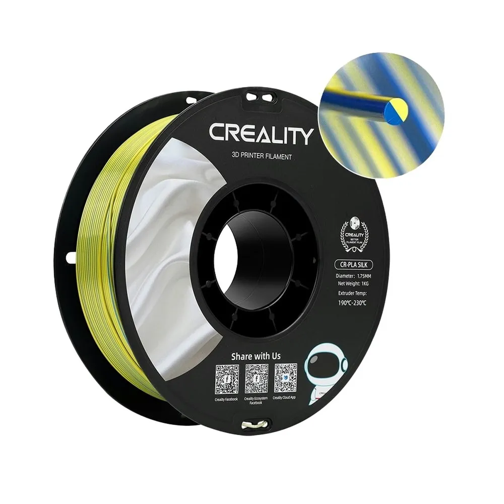 Filament CR-Silk Yellow-Blue 1.75MM 1KG RL | Jaycar Australia