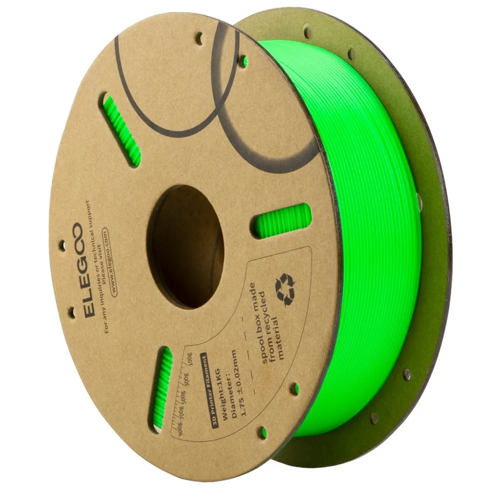 Elegoo PLA filament Light Green 1.75mm 1kg | Jaycar Australia