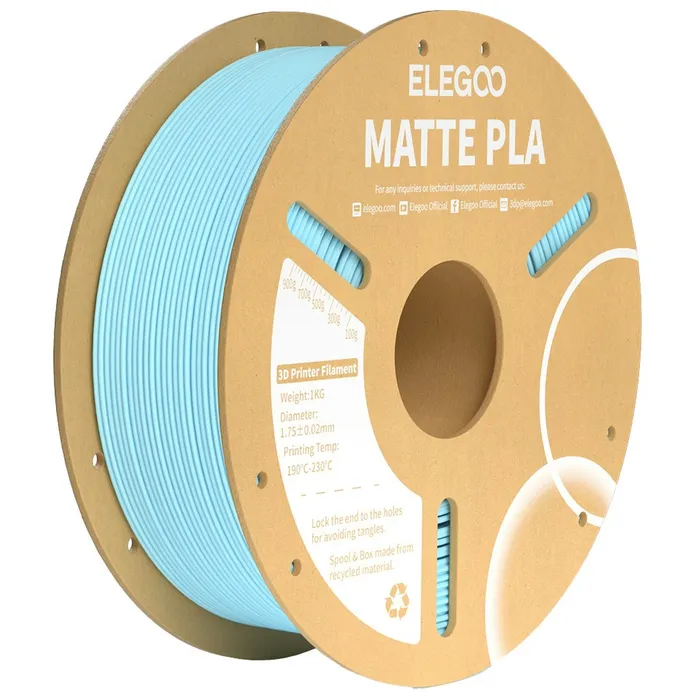Elegoo PLA Matte filament Ice Blue 1.75mm 1kg | Jaycar Australia