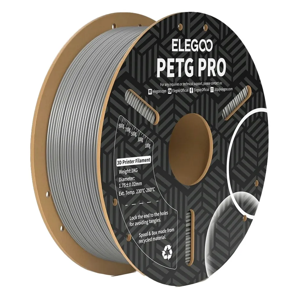 Elegoo PETG Pro filament Grey 1.75mm 1kg | Jaycar Australia