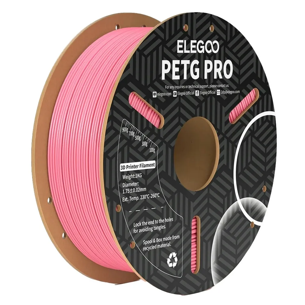 Elegoo PETG Pro filament pink 1.75mm 1kg | Jaycar Australia