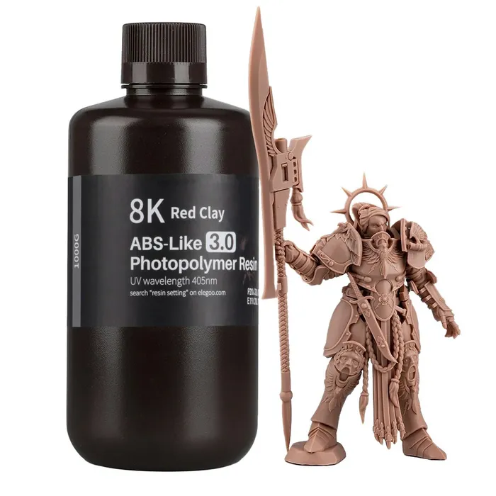 8K ABS-like 3.0 resin Red Clay 1KG | Jaycar Australia