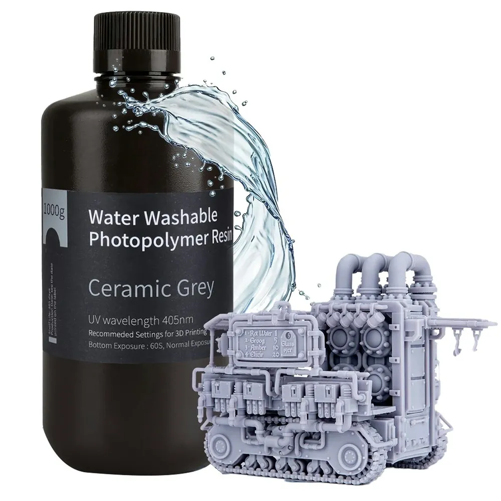 Water Washable Resin 1.0 Ceramic Grey 1KG | Jaycar Australia