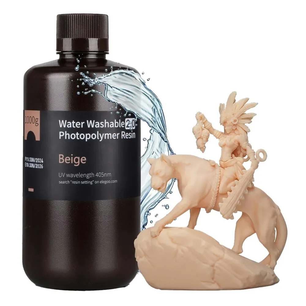 Water Washable Resin 2.0 Beige 1KG | Jaycar Australia