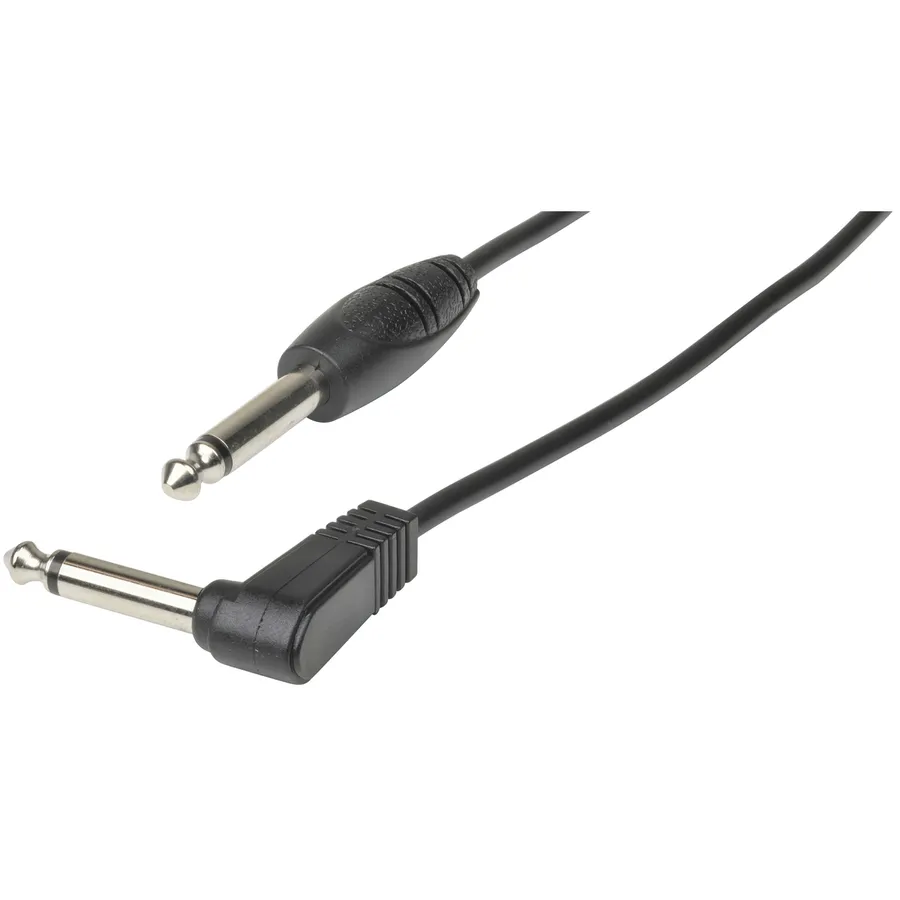 6.5mm Mono Plug to 6.5mm Mono Socket Audio Cable - 5m | Jaycar Australia