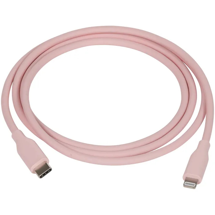 1.2m Pink Silicone USB Type-C to Lightning™ MFi Cable | Jaycar Australia