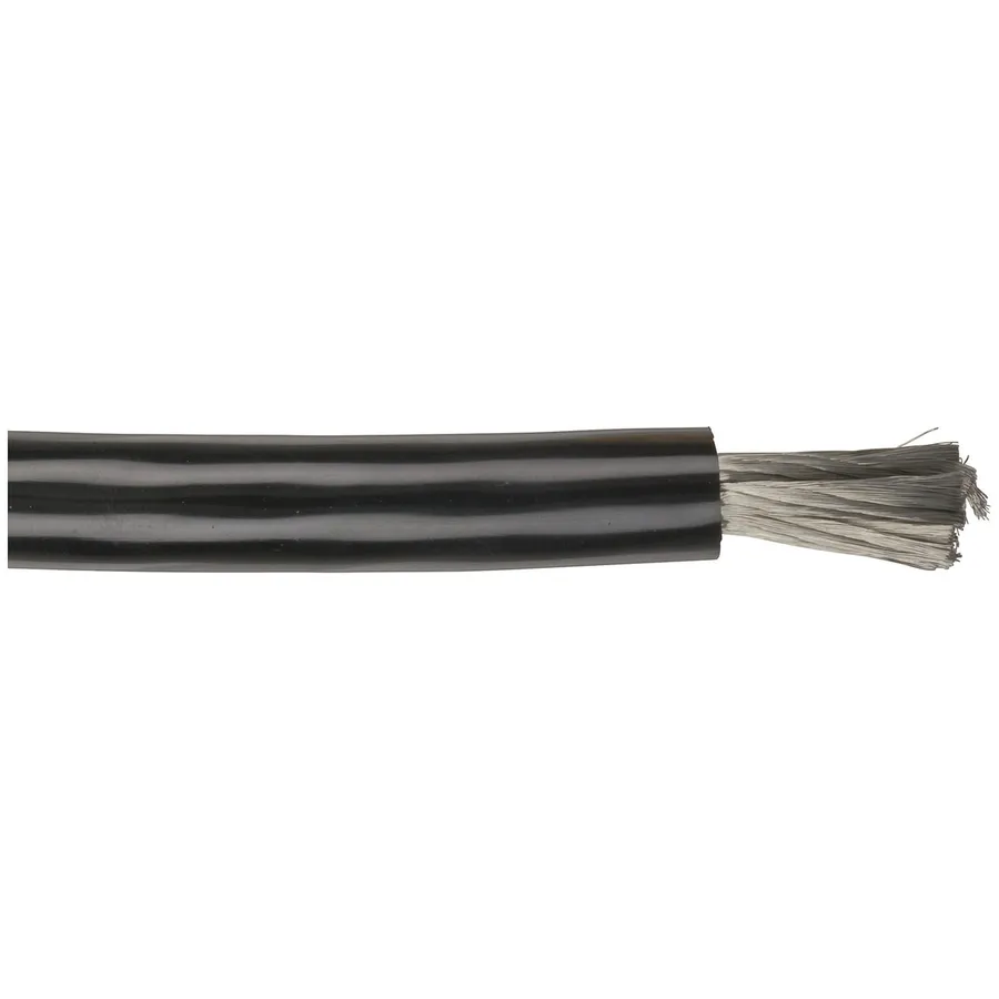 4 Gauge Super High Current OFC Cable - Black - Sold per metre | Jaycar ...