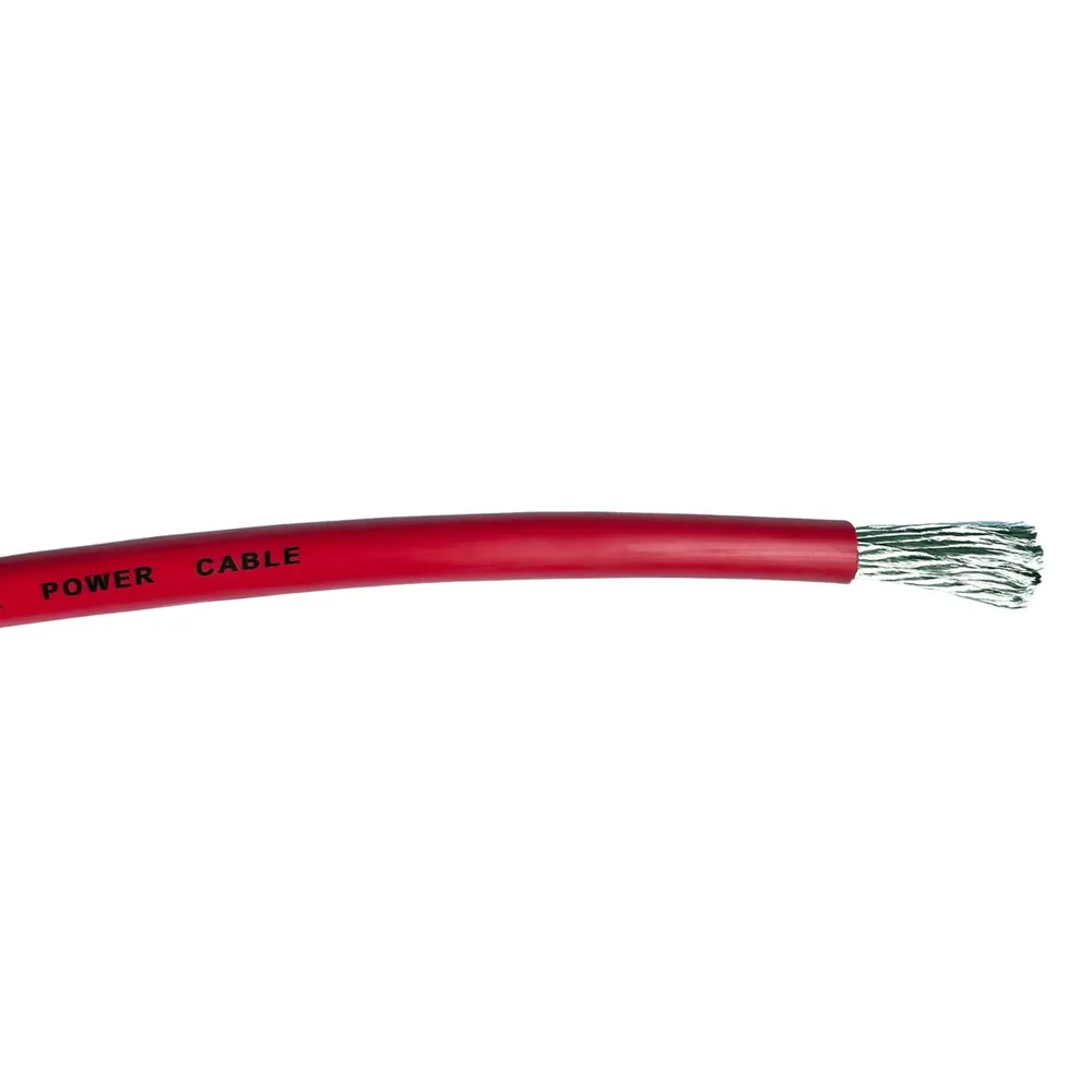 00 Gauge Ultra High Current OFC Power cable - Red - Sold per metre ...