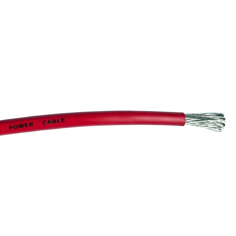 00 Gauge Ultra High Current OFC Power cable - Red - Sold per metre ...