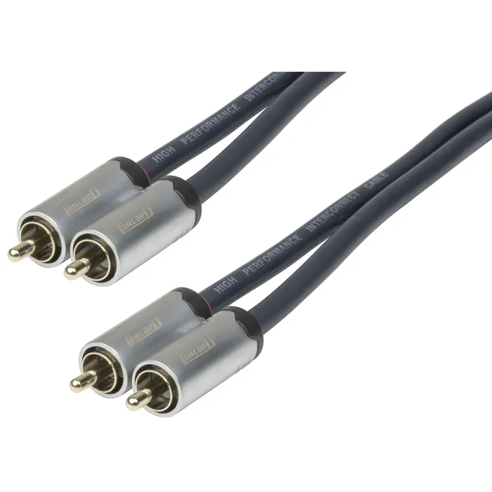 2 x RCA Plugs to 2 x RCA Plugs - 1.5m | Jaycar Australia