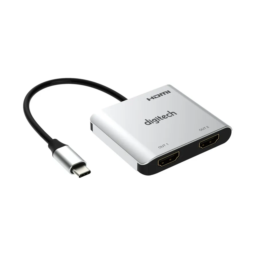 USB-C to Dual HDMI 4K@60Hz HDR Adapter (SST/MST mode for Windows) | Jaycar Australia