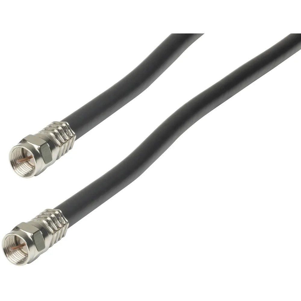 1.5m High Quality RG6 Quad Shield Cable with Crimped Connectors ...