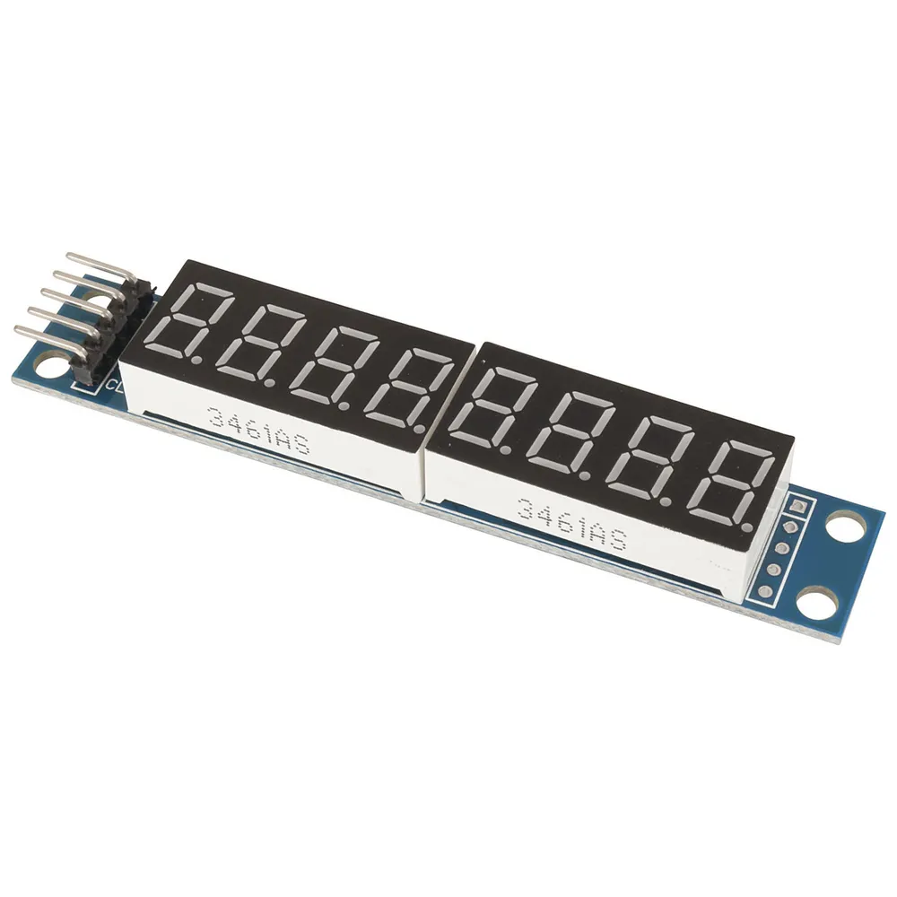Arduino Compatible 8 Digit 7 Segment Display Jaycar New Zealand 9072