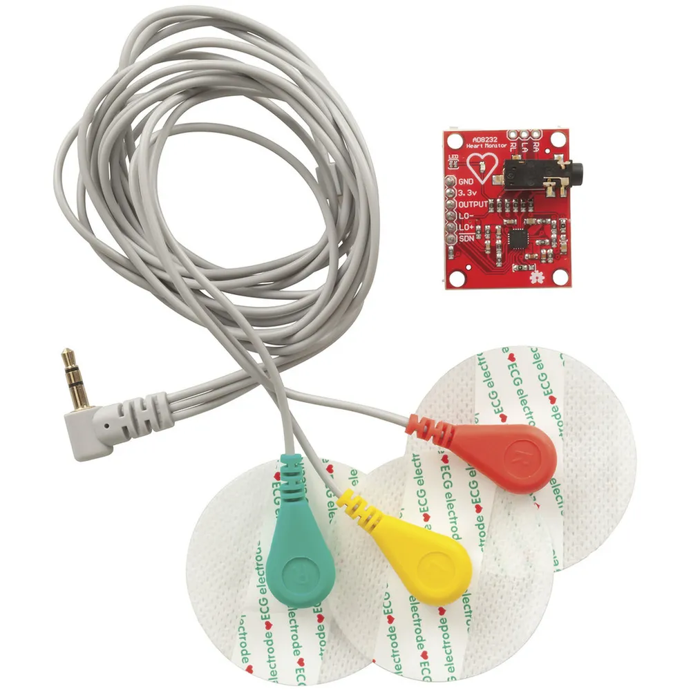 Duinotech Arduino Compatible ECG Heart Rate Sensor Kit | Jaycar Australia
