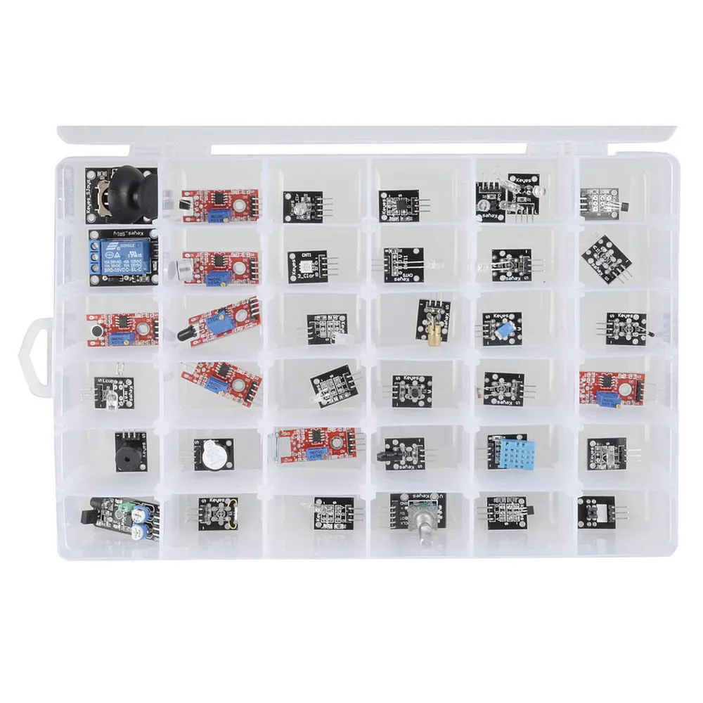 Duinotech Arduino Compatible 37 In 1 Sensor And Module Kit Jaycar