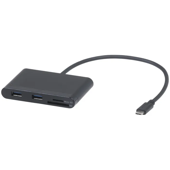 USB 3.0 Type-C Hub and Card Reader with Power Delivery | Jaycar Australia