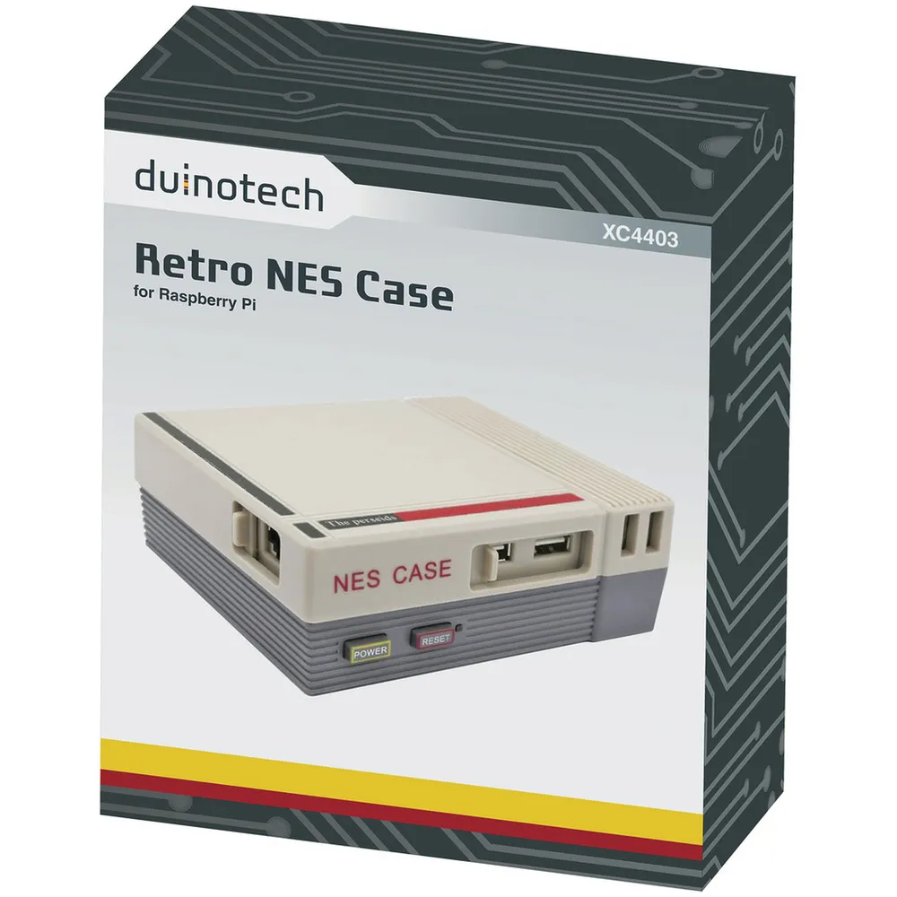 Duinotech Retro NES Gaming Case for Raspberry Pi 3 | Jaycar Australia