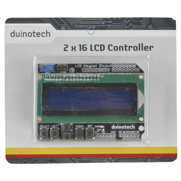 Duinotech Arduino Compatible 2 X 16 LCD Screen Display with Controller ...