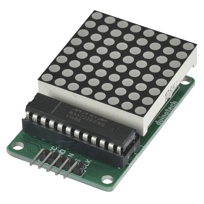 Duinotech Arduino Compatible 8 X 8 Led Dot Matrix Display Jaycar New