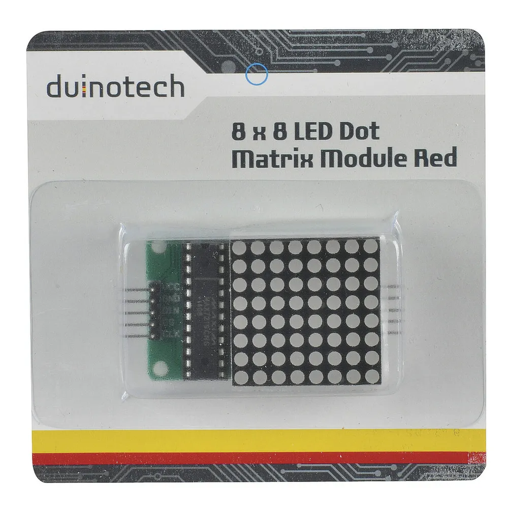Duinotech Arduino Compatible 8 X 8 Led Dot Matrix Display Jaycar