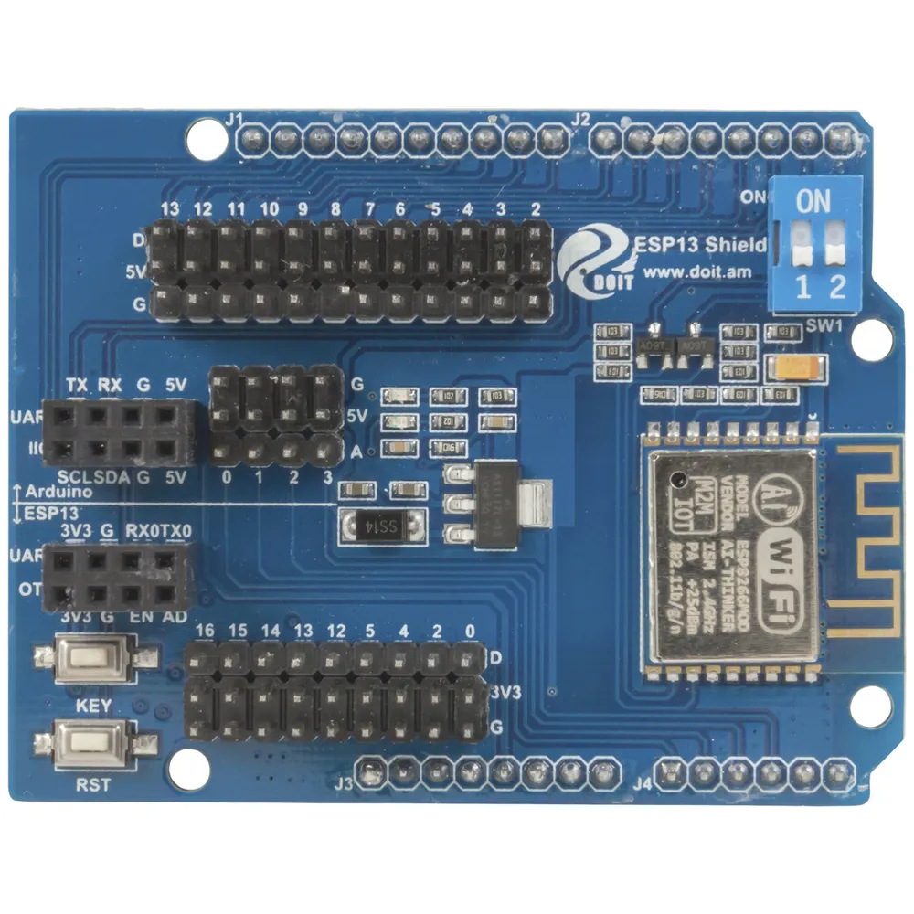 Arduino Compatible ESP-13 Wifi Shield | Jaycar Australia
