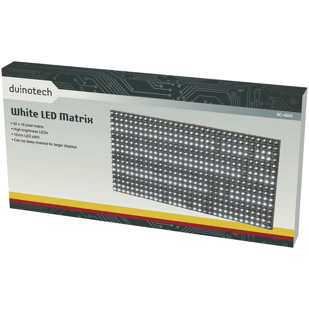 White LED Dot Matrix Display for Arduino | Jaycar Australia