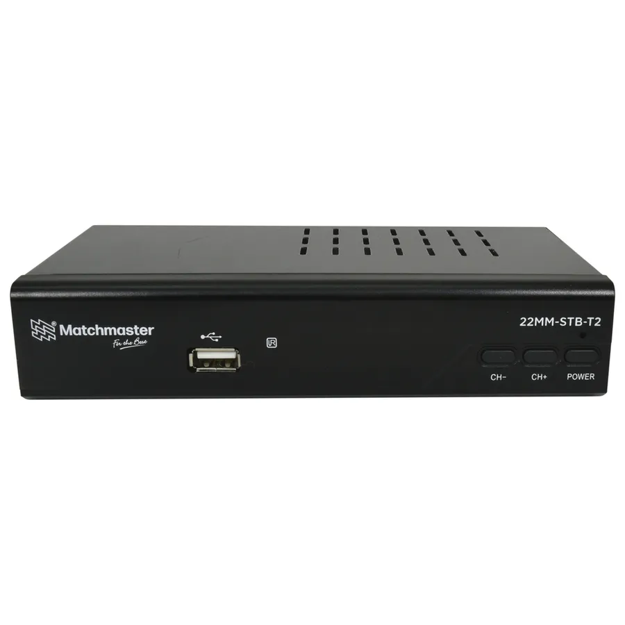 Matchmaster HD Digital Set Top Box with 240V and 12V Adaptors | Jaycar ...