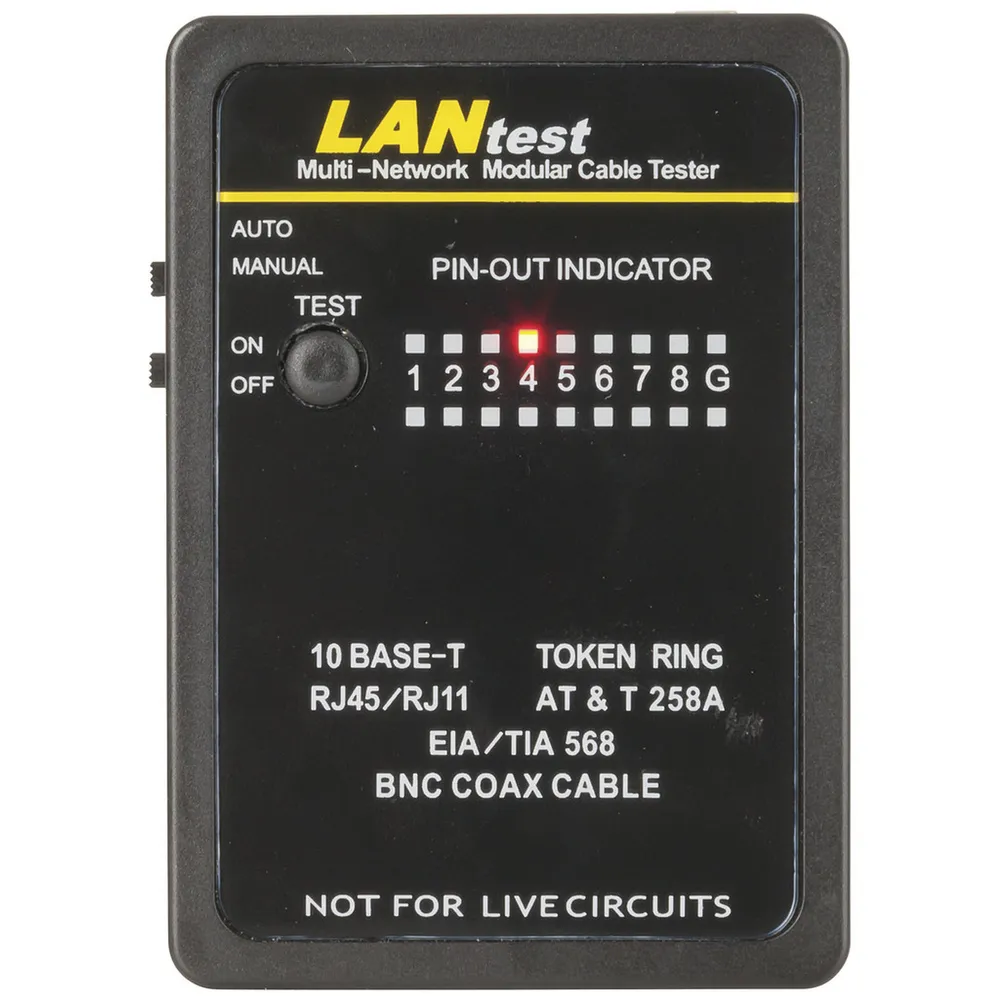 Mini Network Cable Tester with POE Finder | Jaycar Australia