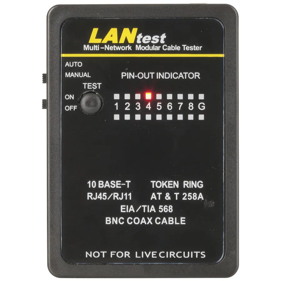 Mini Network Cable Tester with POE Finder | Jaycar Australia