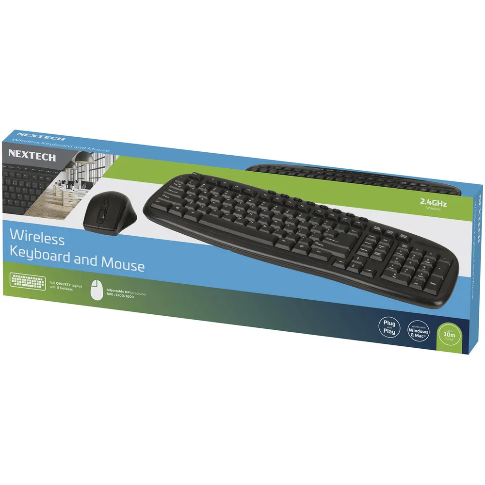 Nextech Wireless USB Keyboard and Mouse | Jaycar Australia