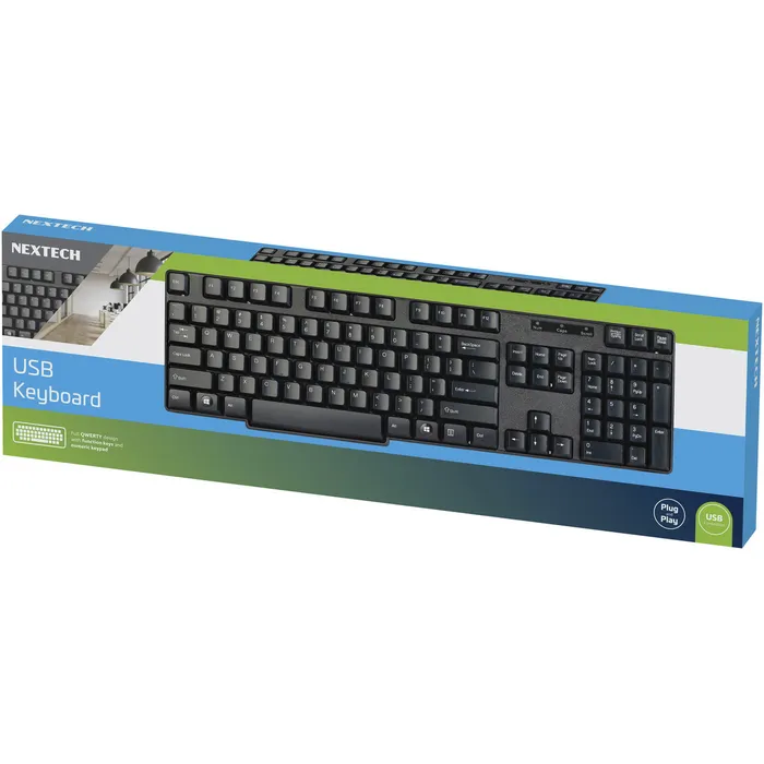 Black QWERTY USB Keyboard | Jaycar Australia