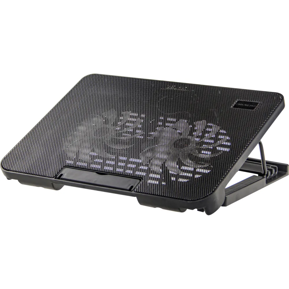 Black Dual Fan Cooling Pad for Notepads | Jaycar Australia