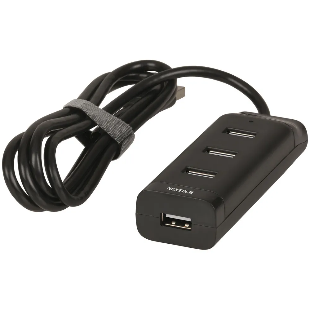 USB 2.0 4 Port Slim Hub | Jaycar Australia