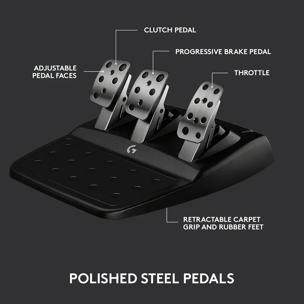 Logitech® G923 Racing Wheel and Pedals for PS5, PS4 and PC | Jaycar ...