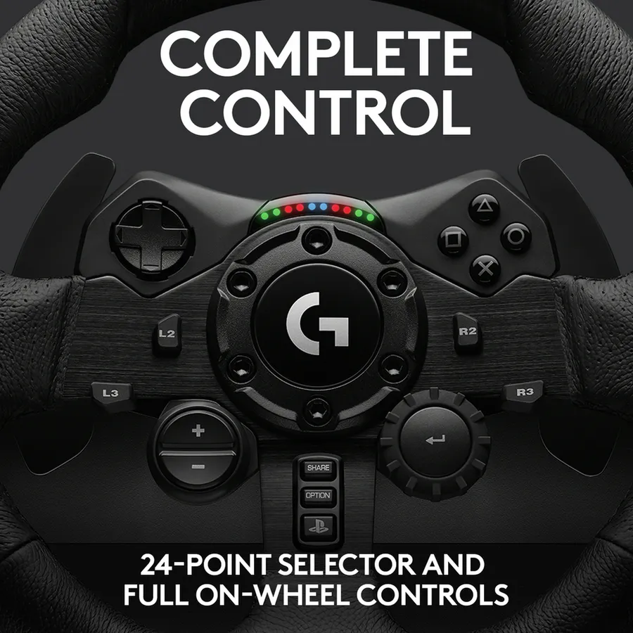 Logitech® G923 Racing Wheel and Pedals for PS5, PS4 and PC | Jaycar ...