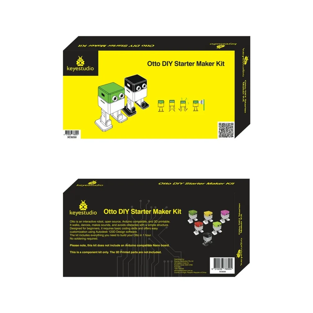 Arduino Compatible Otto DIY Starter Maker Kit | Jaycar Australia