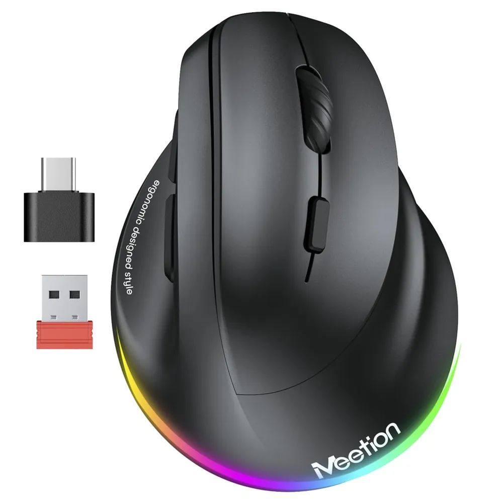 Meetion Ergonomic Wireless Vertical Mouse | Jaycar Australia