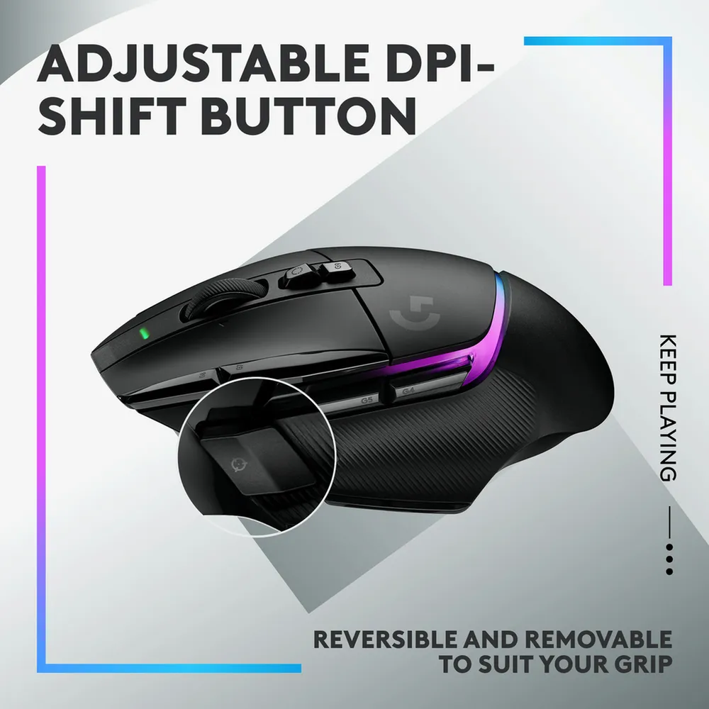 Logitech G502X Plus Black Wireless | Jaycar Australia