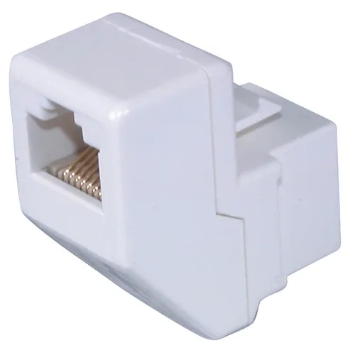 RJ45 Socket Cat5E Keystone Jack - White | Jaycar Australia