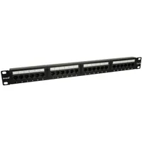 Rack Mount 24 Port Patch Panel Cat.6 | Jaycar Australia